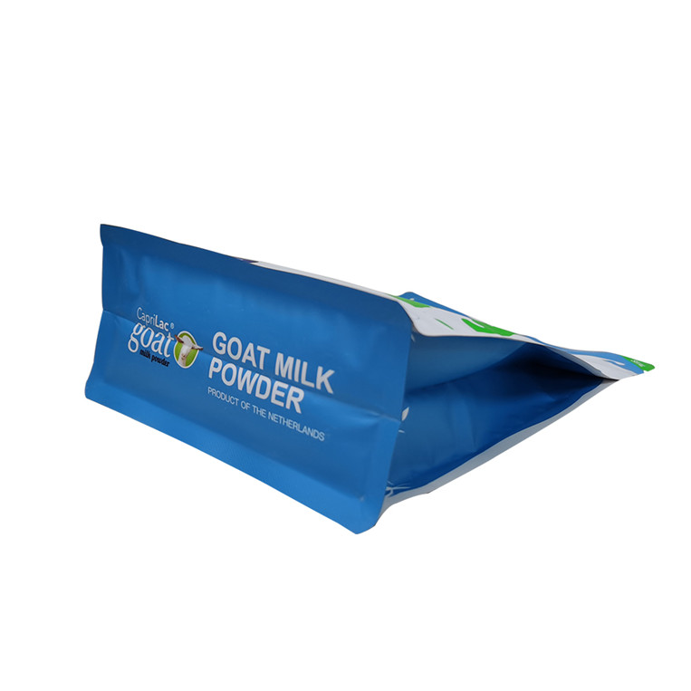 Custom Heat Seal Resealable Ziplock Biodegradable Aluminium Foil Milk ...